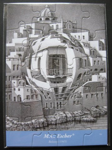 JIGSAWS AND PUZZLES OF ARTWORK BY ARTIST MC ESCHER